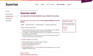 Mail: Sunrise lâche Google au profit de 1&1