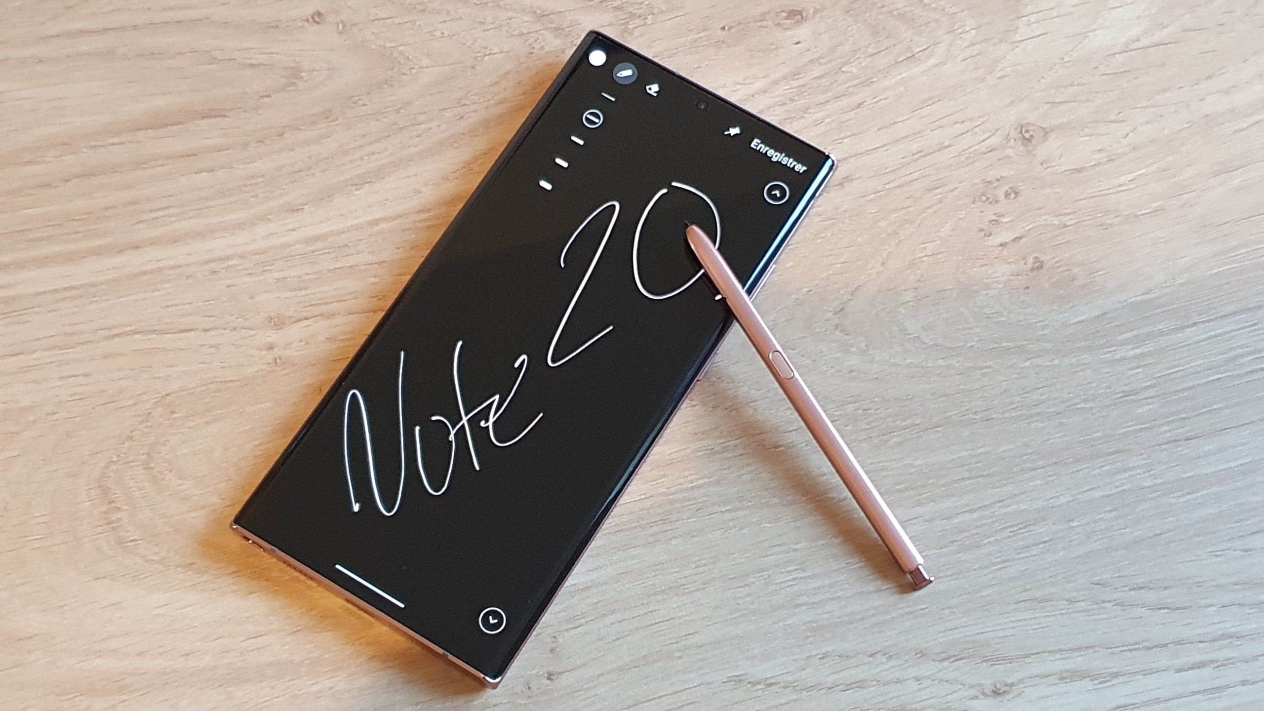 Samsung Note 20 Ultra 5G: premières impressions, début du test!